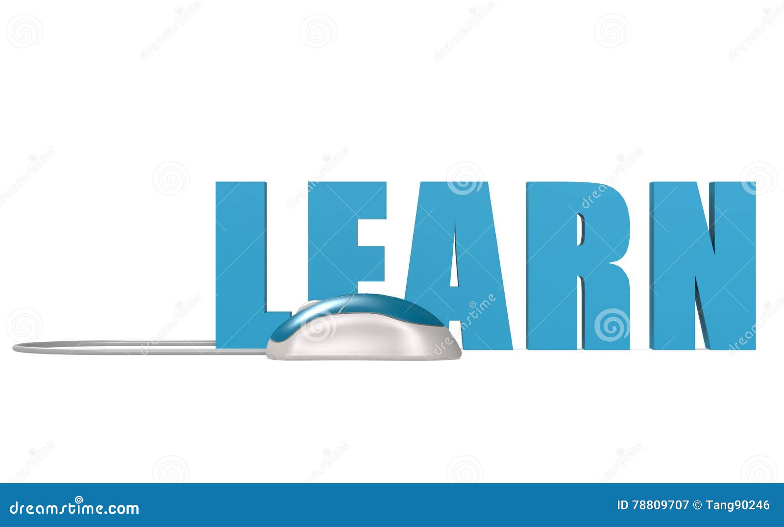 Learn A Word By Studying Picture Flashcard - A Single Word With A ...