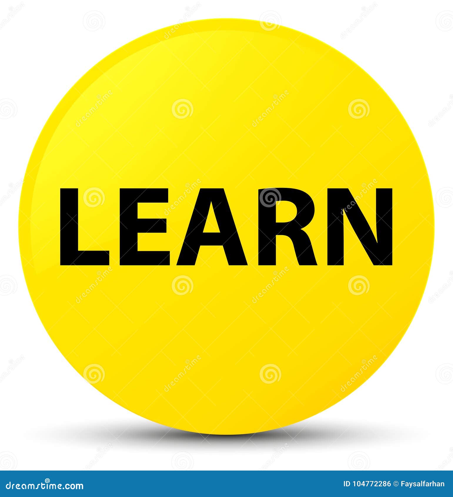 Learn Yellow Color, Educate Color And Vocabulary Set, Illustration Of ...