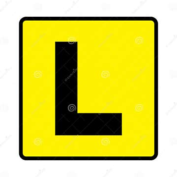 Learner Driver Car Icon, Vector Illustration Stock Vector ...