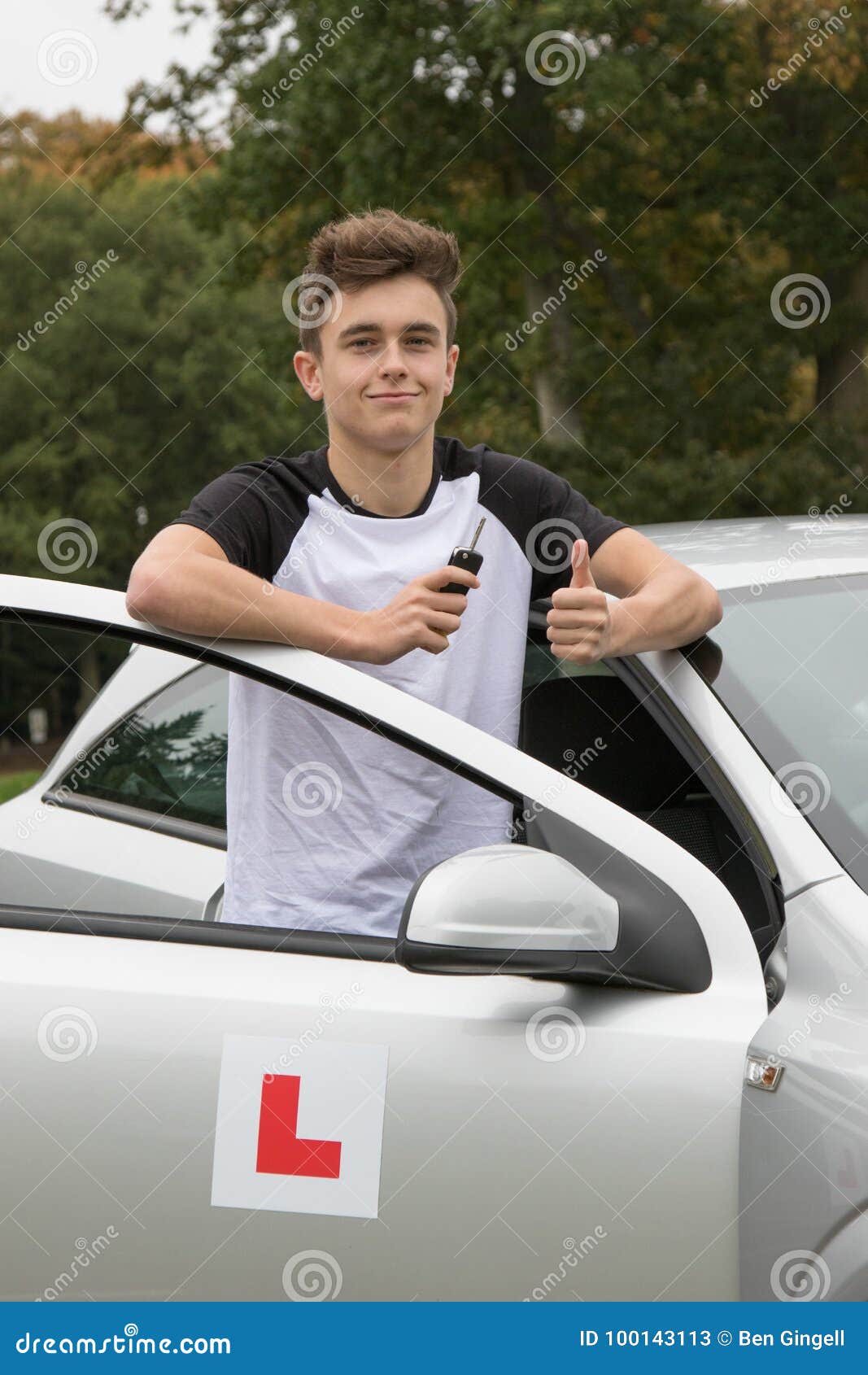 Learner Driver stock image. Image of pass, exam, test - 100143113