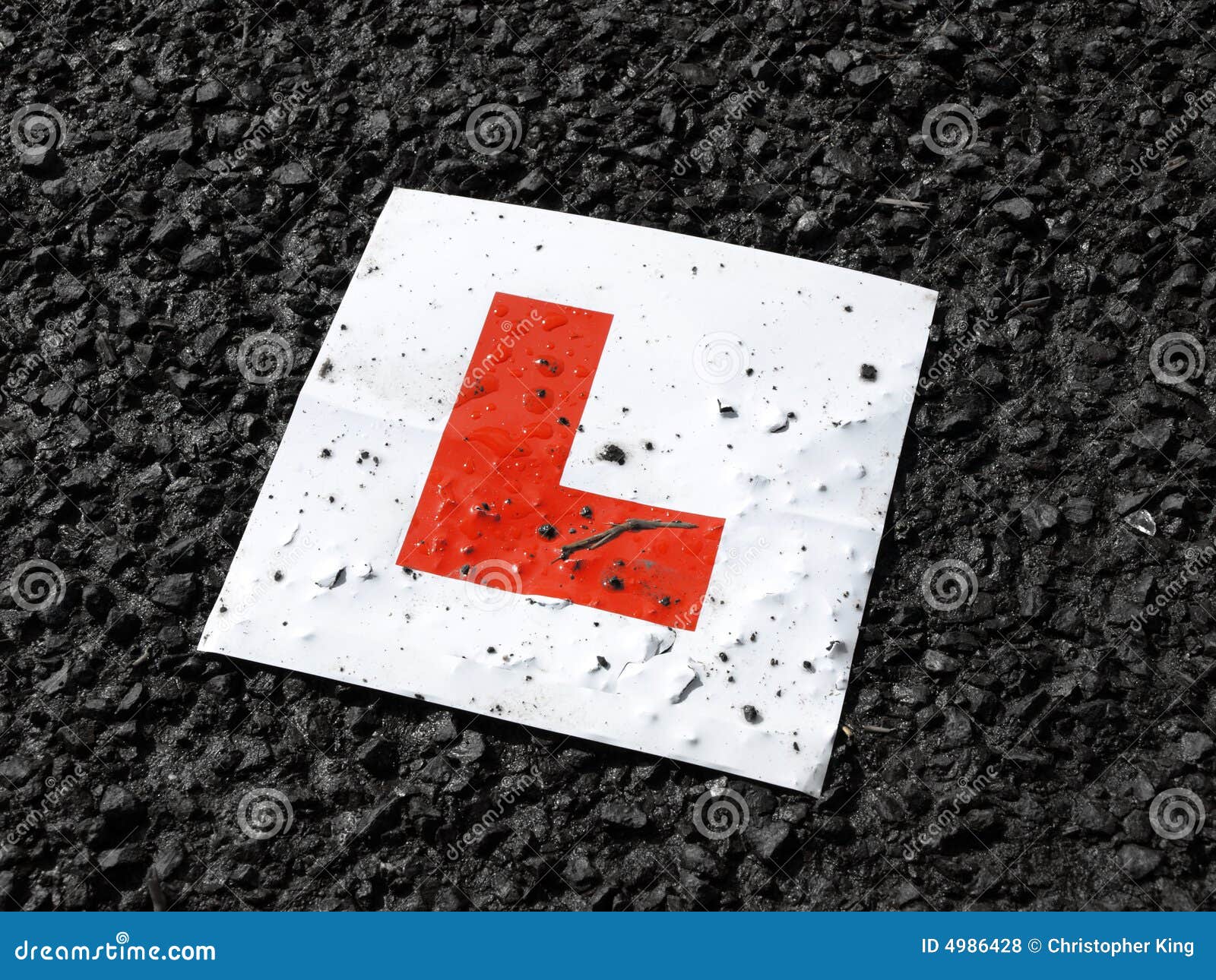 Learner Driver Symbol On Car Hood Stock Photo | CartoonDealer.com #29659578