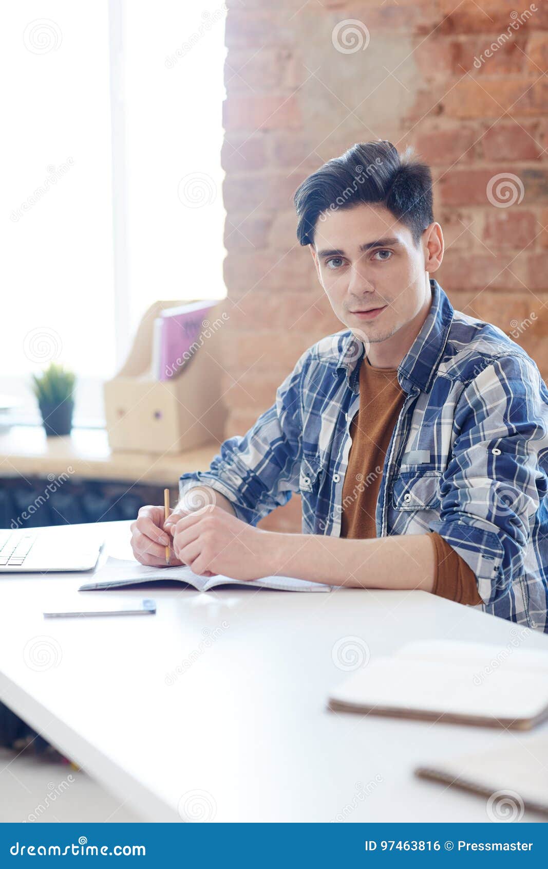Learner of Engineering Course Stock Photo - Image of architect ...