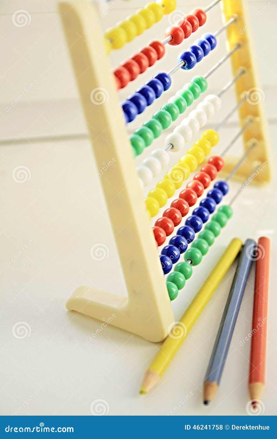 Learning abacus stock photo. Image of calculator, education - 46241758