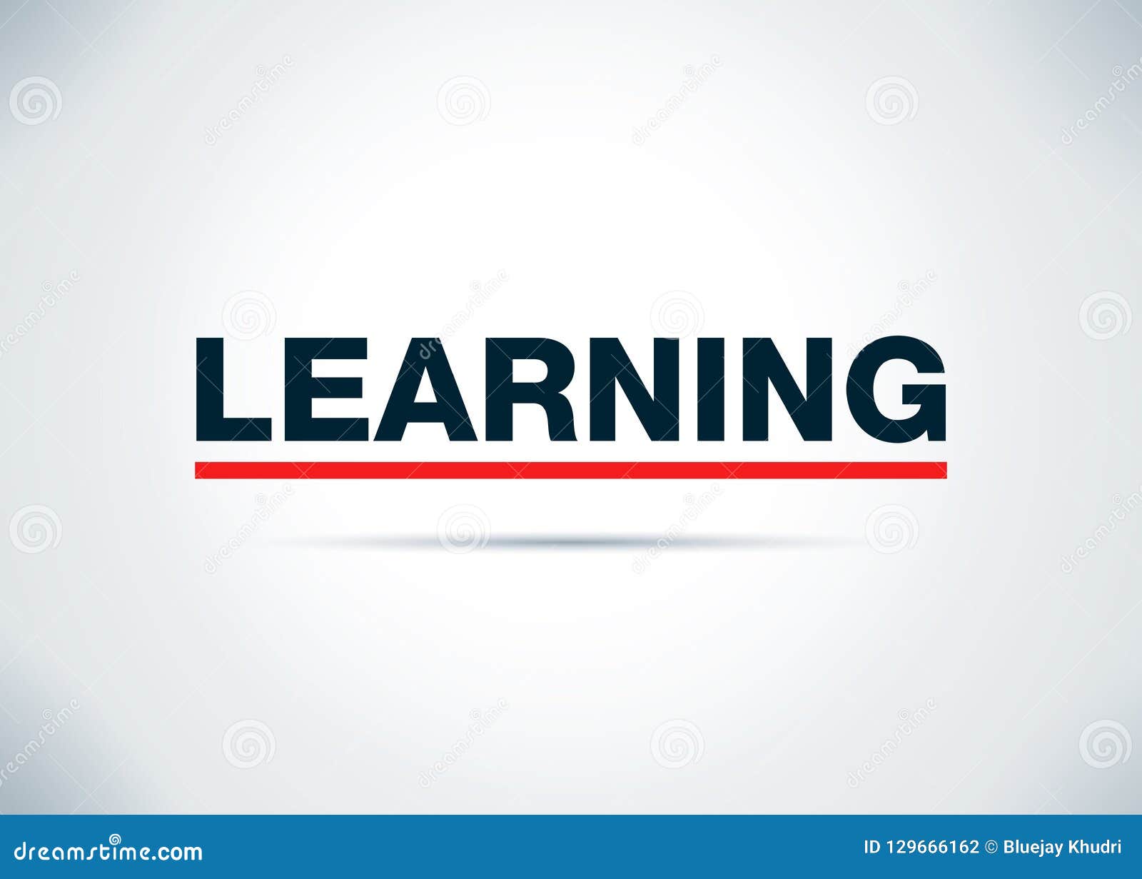 Learning Abstract Flat Background Design Illustration Stock ...