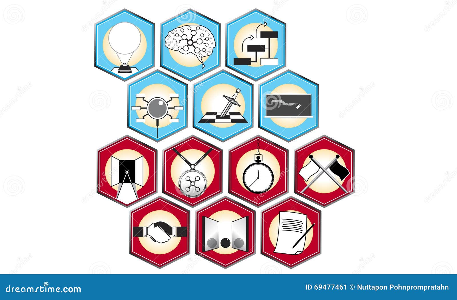 Learning Activity stock vector. Illustration of time - 69477461