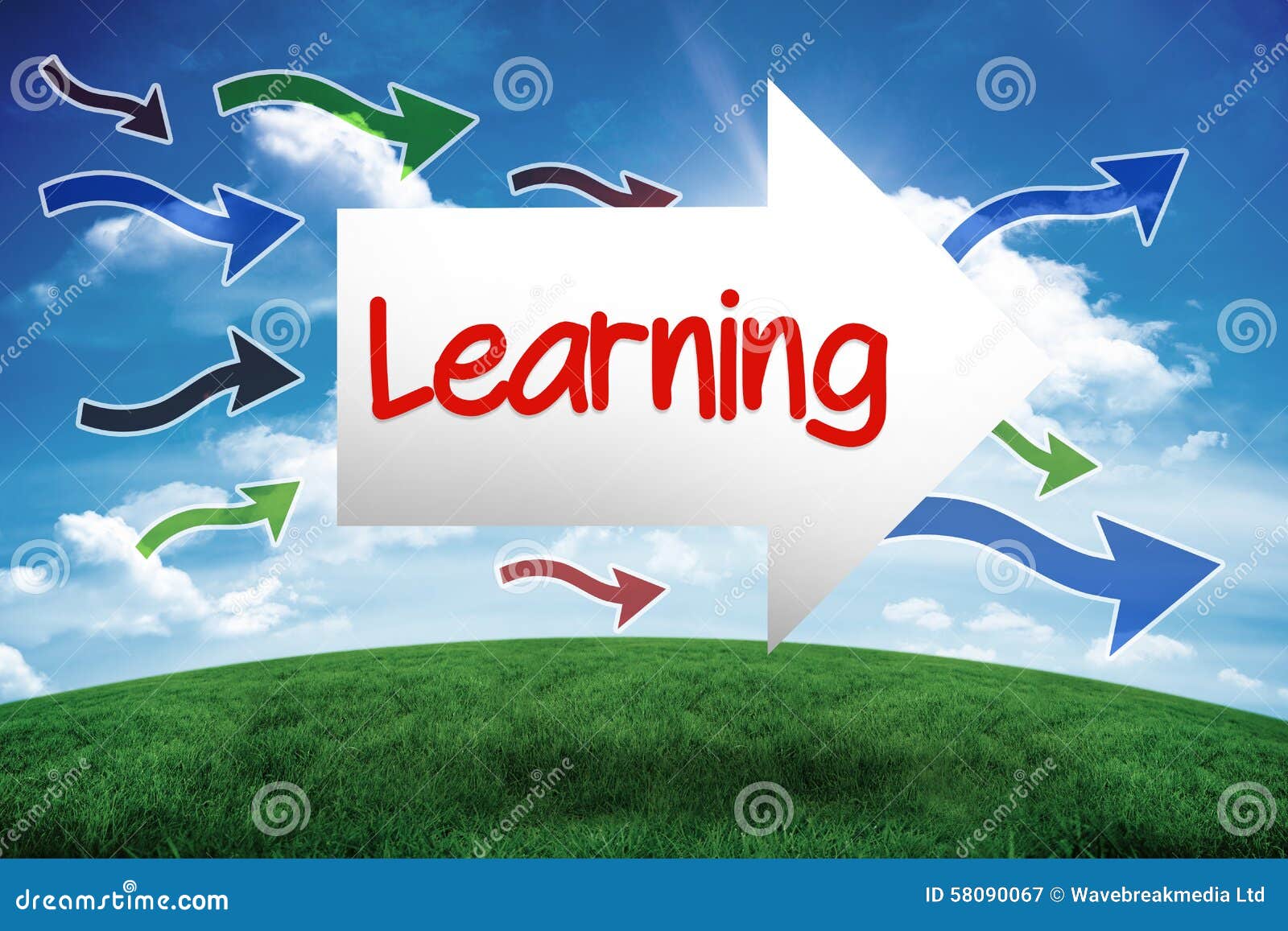 Learning Arrow Stock Photo | CartoonDealer.com #45789360