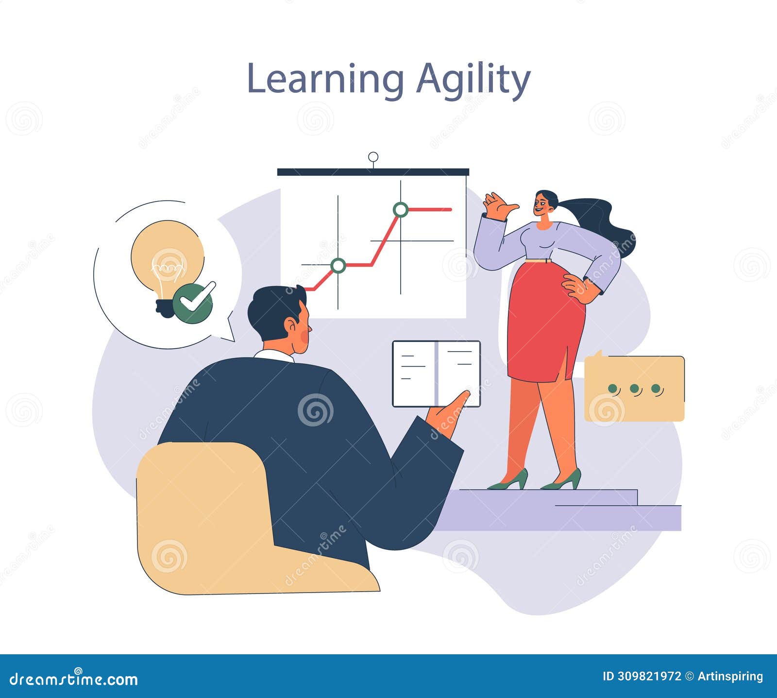 Learning Agility. stock vector. Illustration of innovative - 309821972
