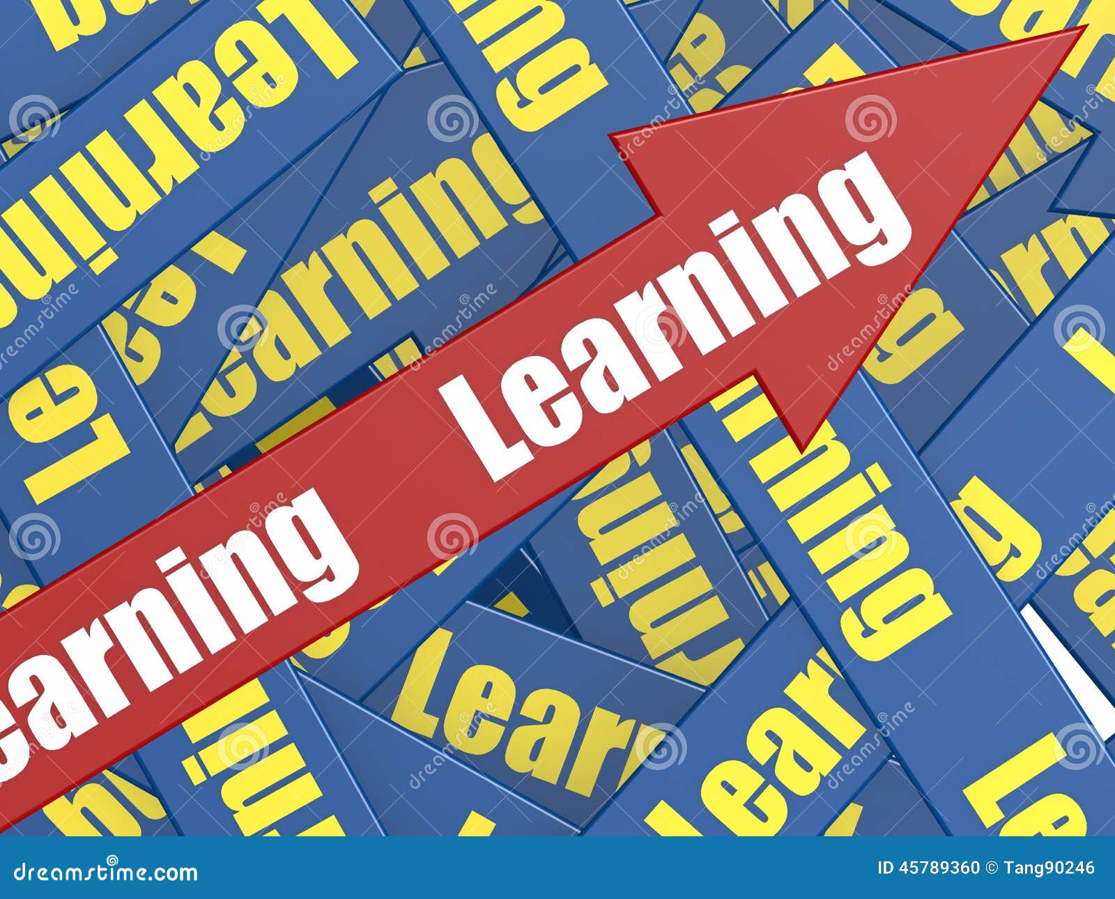 Learning Arrow Stock Photo | CartoonDealer.com #45789360