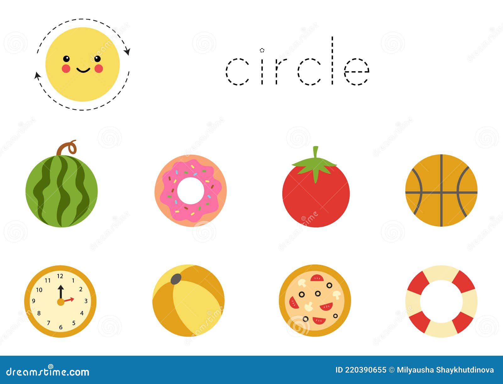 Circle Shaped Objects For Kids