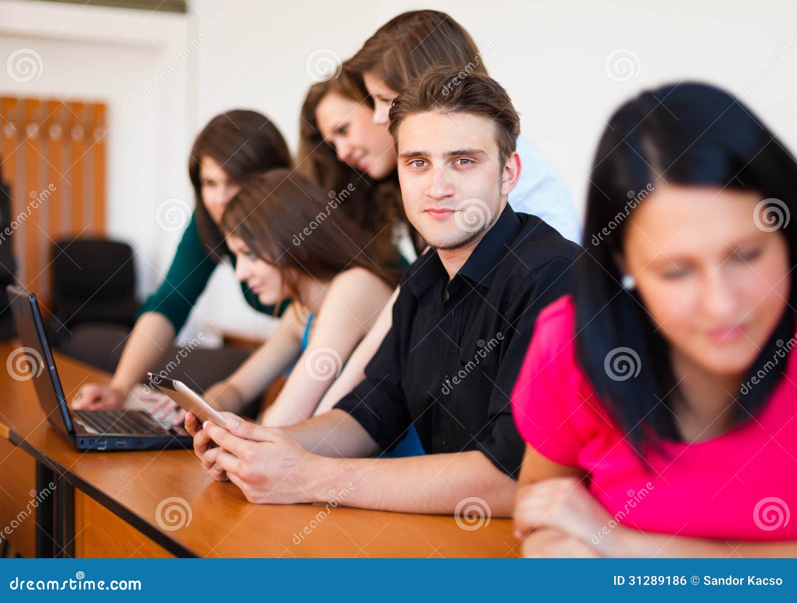 Learning stock photo. Image of class, people, notebook - 31289186