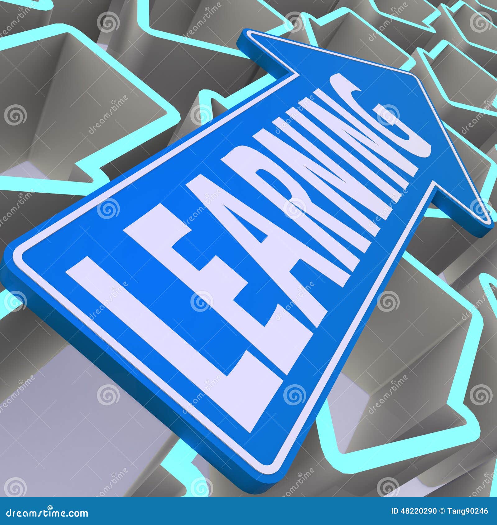 Learning Arrow Stock Photo | CartoonDealer.com #45789360