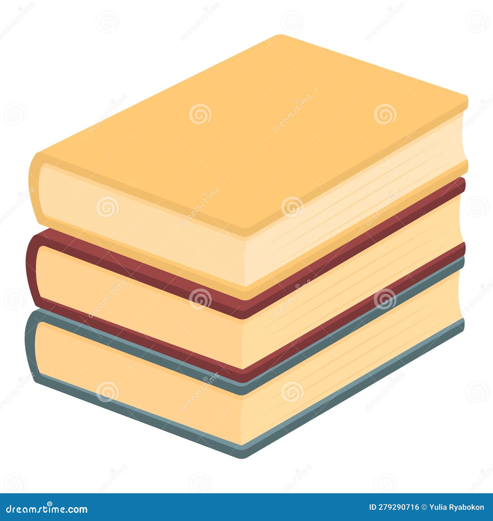 Learning Books Icon Cartoon Vector. Study Book Stock Vector ...