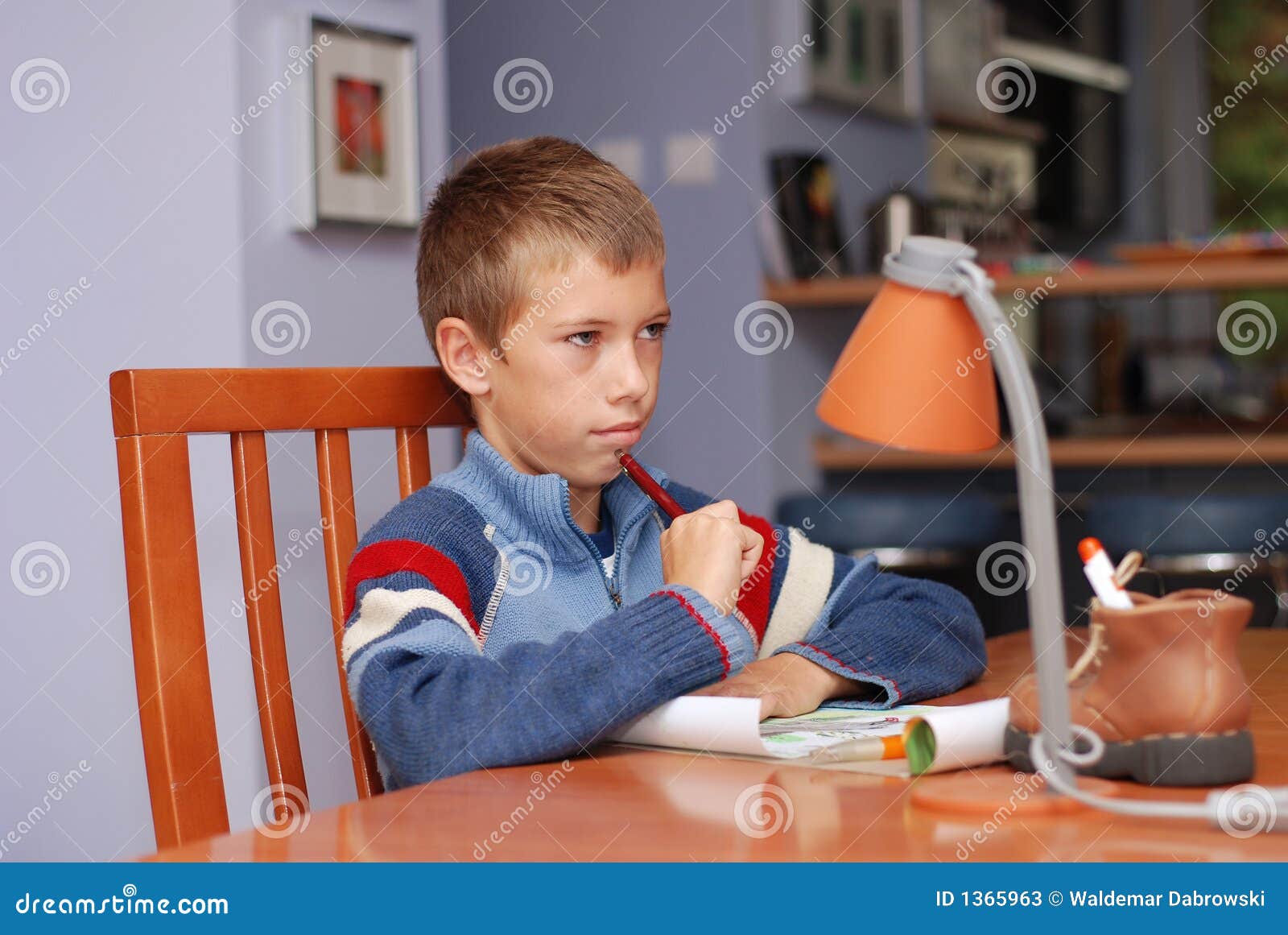 Learning boy stock image. Image of drawing, child, practice - 1365963