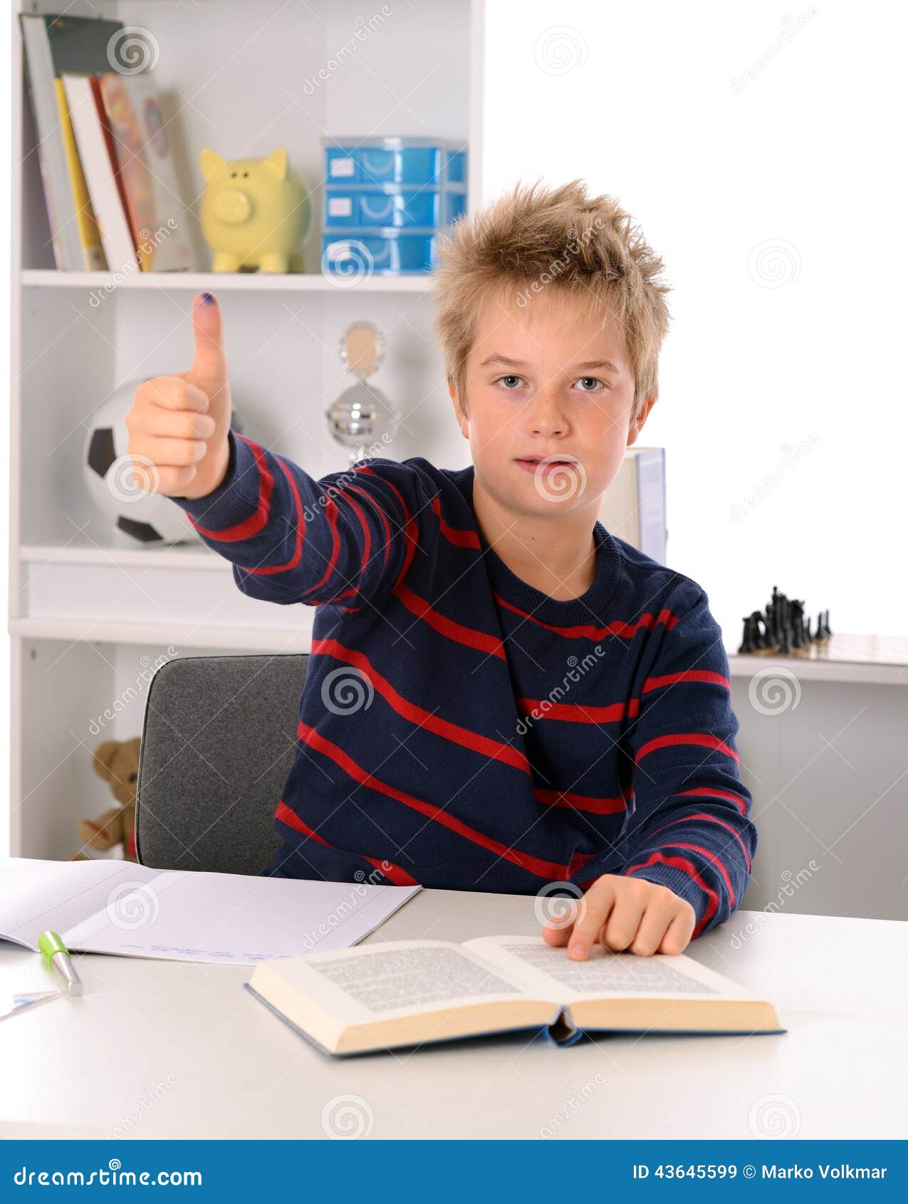 Learning boy stock image. Image of nursery, education - 43645599
