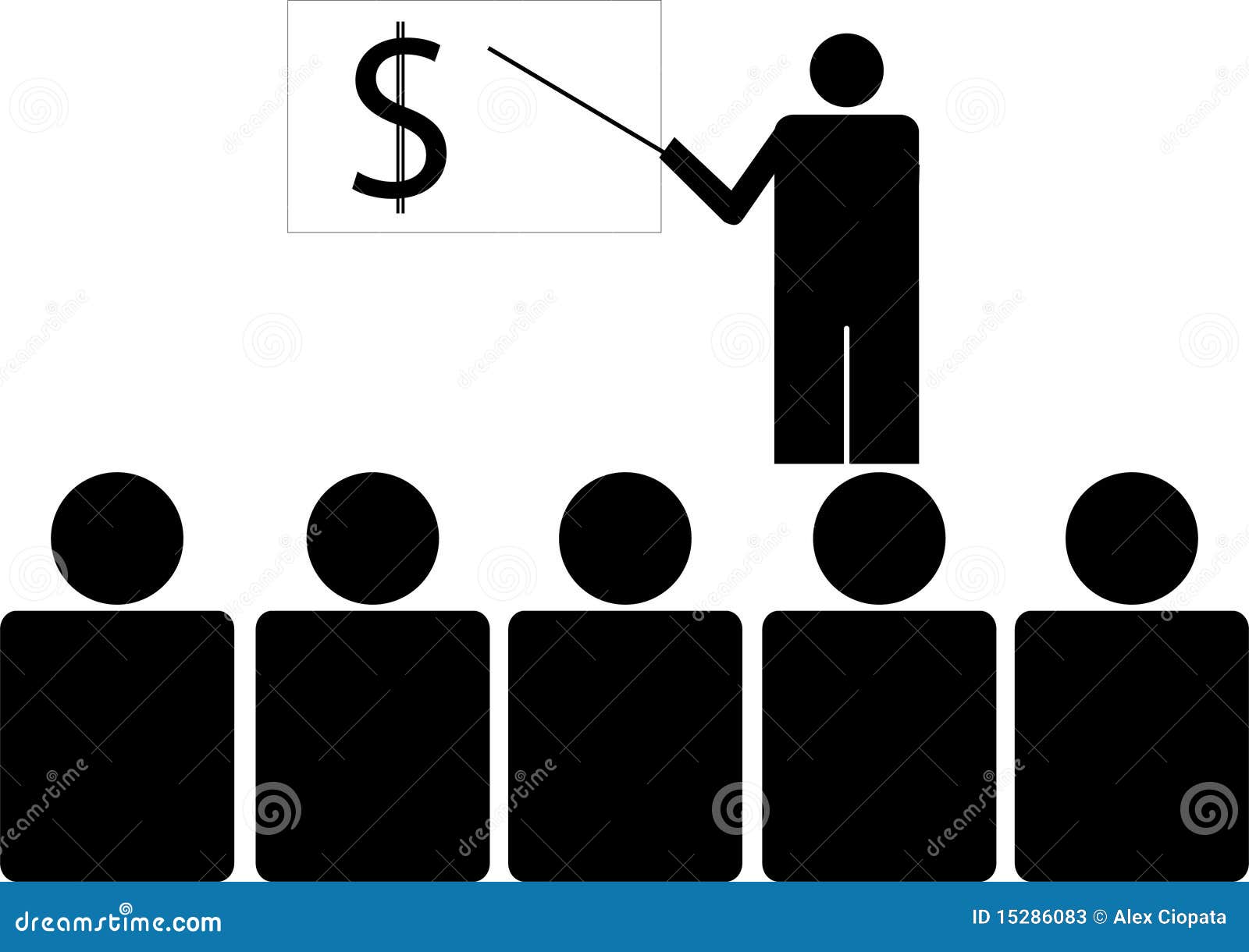 Learning business stock vector. Illustration of teacher - 15286083