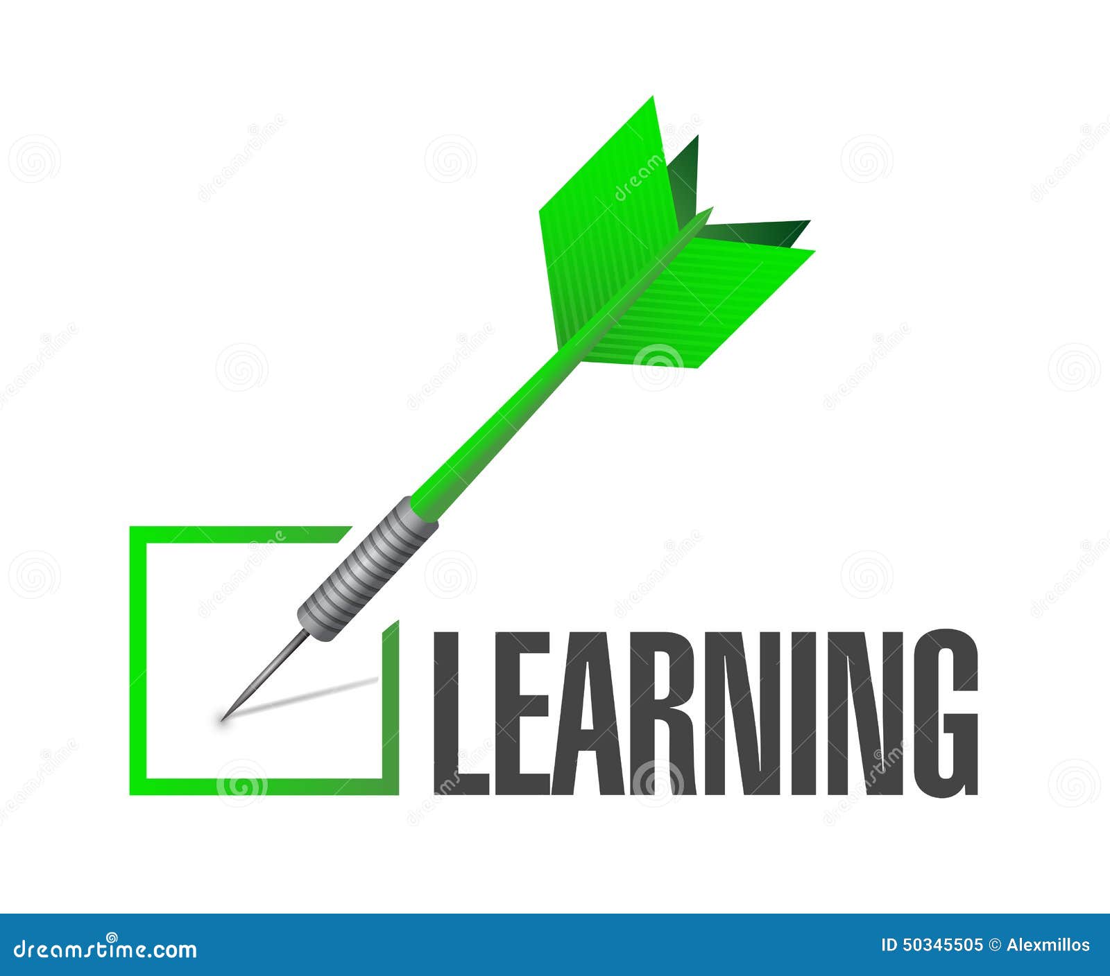 Learning Check Dart Illustration Design Stock Illustration ...