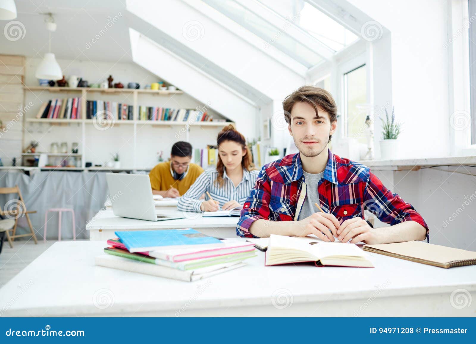 Learning in college stock photo. Image of class, lecture - 94971208