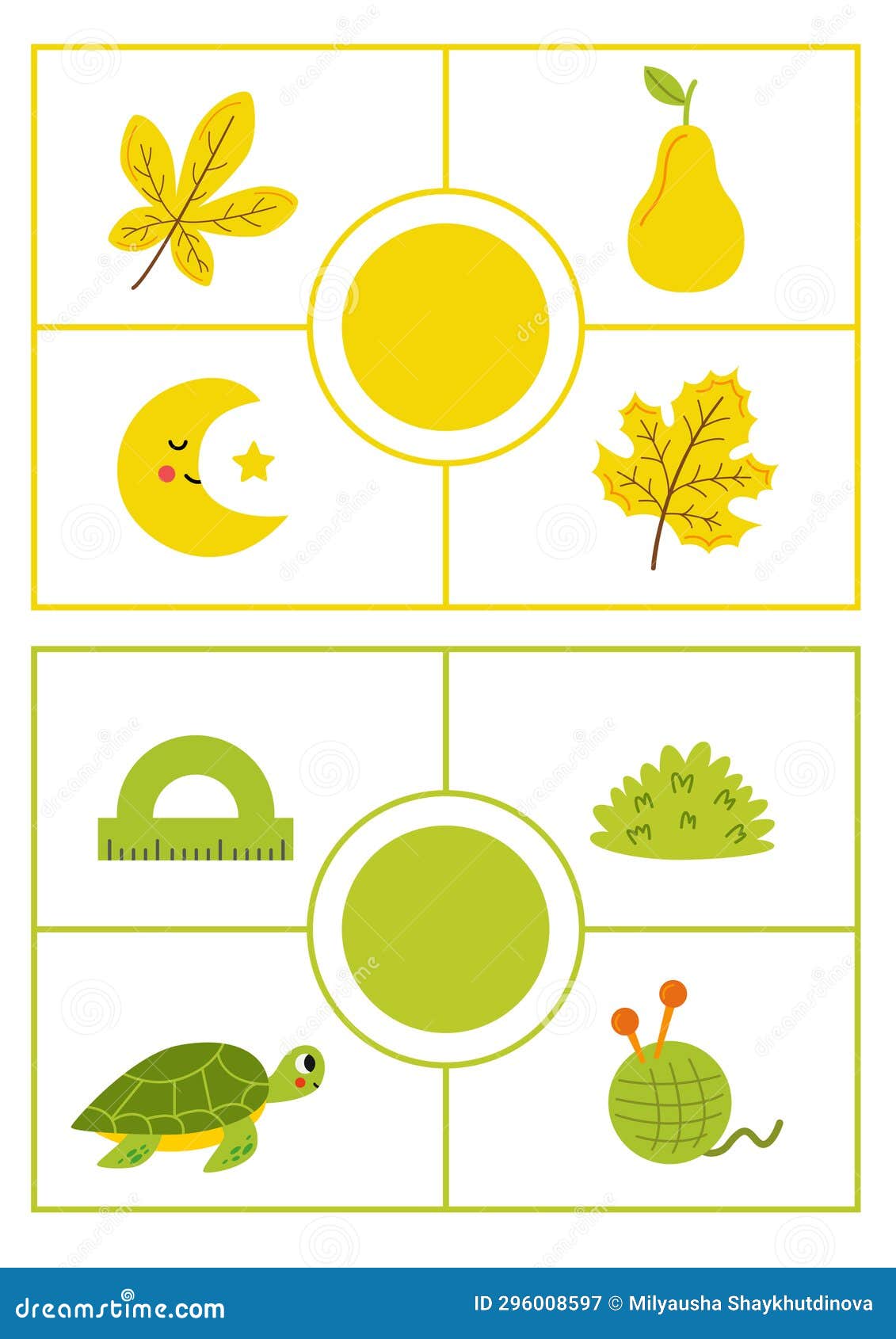 Learning Colors Worksheet for Kids. Yellow and Green Color Flashcard ... Learning Colors Worksheet for Kids. Yellow and Green Color Flashcard ...