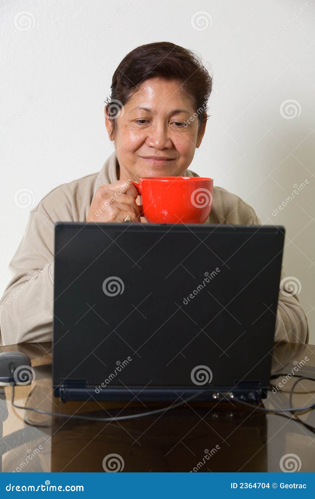 Learning the computer stock photo. Image of person, expression - 2364704