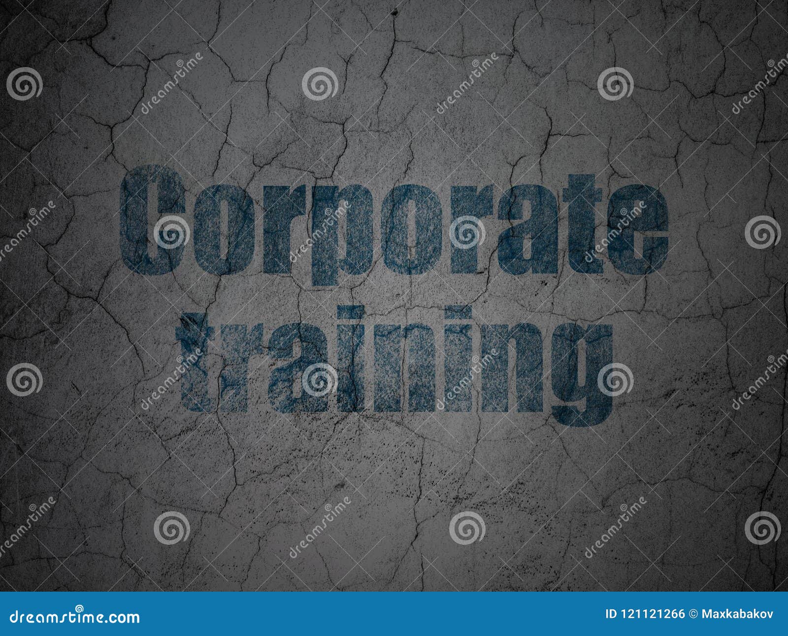 Learning Concept: Corporate Training on Grunge Wall Background Stock ...