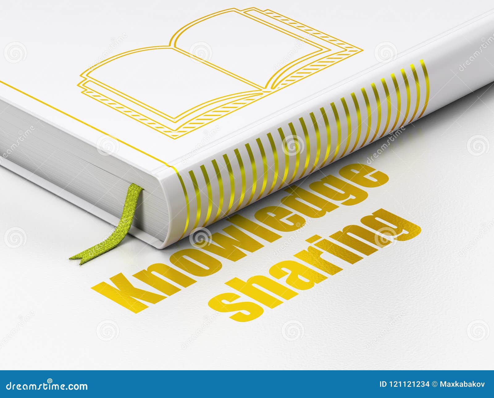 Learning Concept: Book Book, Knowledge Sharing on White Background ...