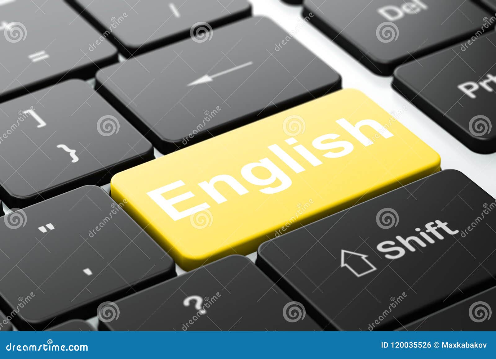 Learning Concept: English on Computer Keyboard Background Stock ... Learning Concept: English on Computer Keyboard Background Stock ...