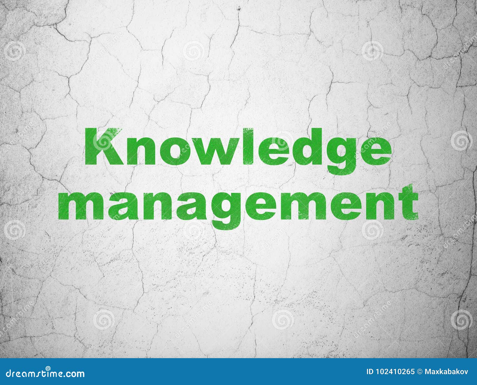 Learning Concept: Knowledge Management on Wall Background Stock ...