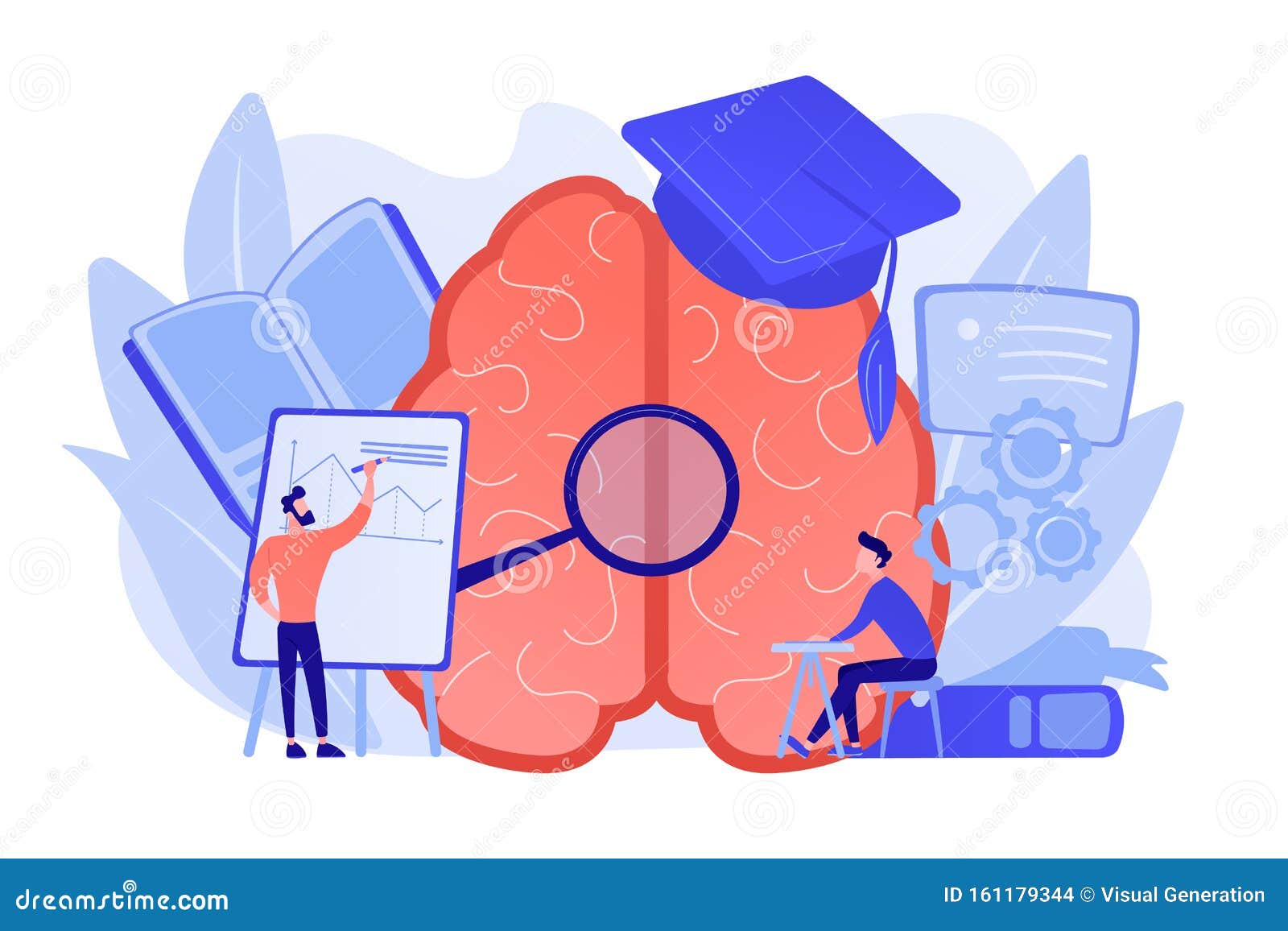 Learning Concept Vector Illustration. Stock Vector - Illustration of ...