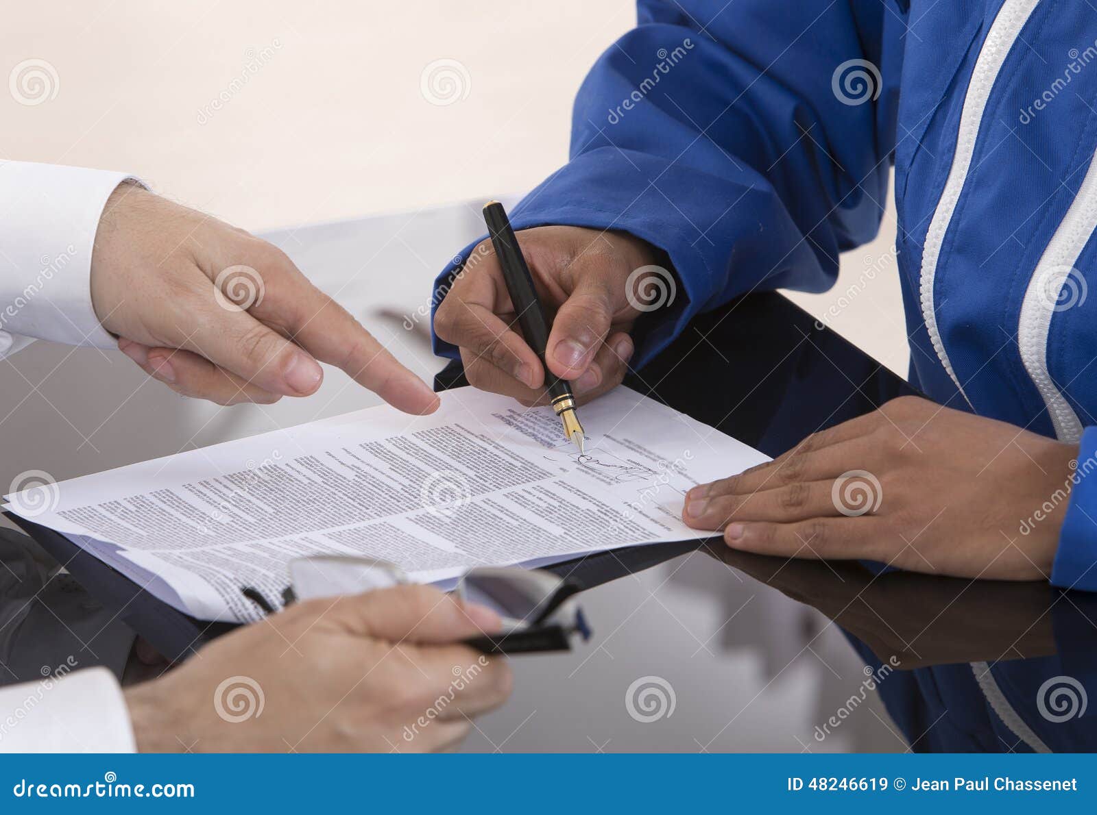 Contract Signature Document Stock Image | CartoonDealer.com #19471501