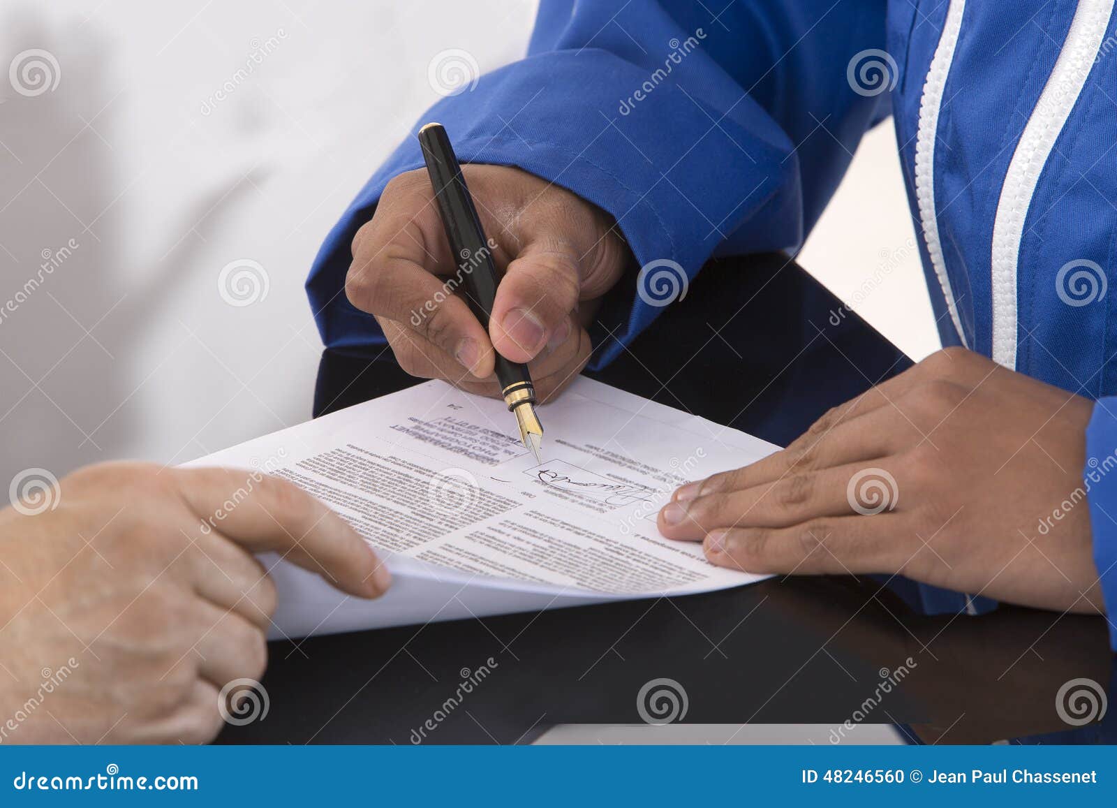 Learning Contract Signature Stock Photo - Image of close, learning ...