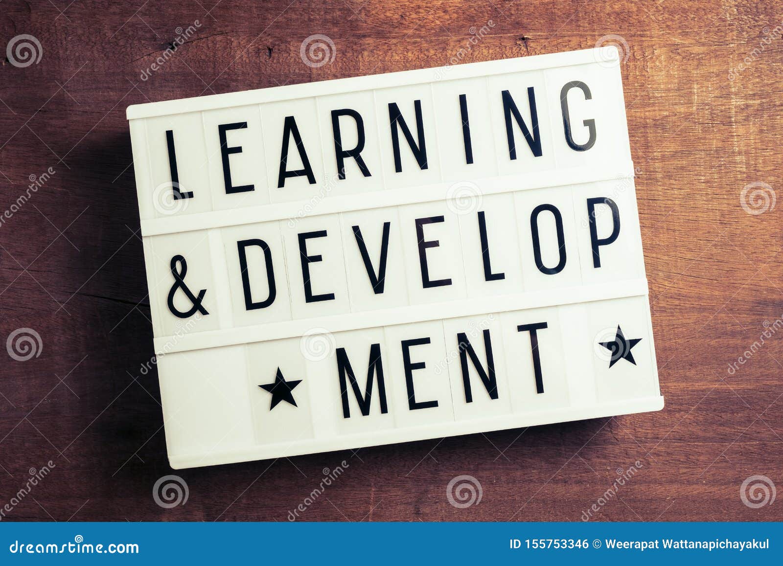 Learning and Development stock photo. Image of advertising - 155753346