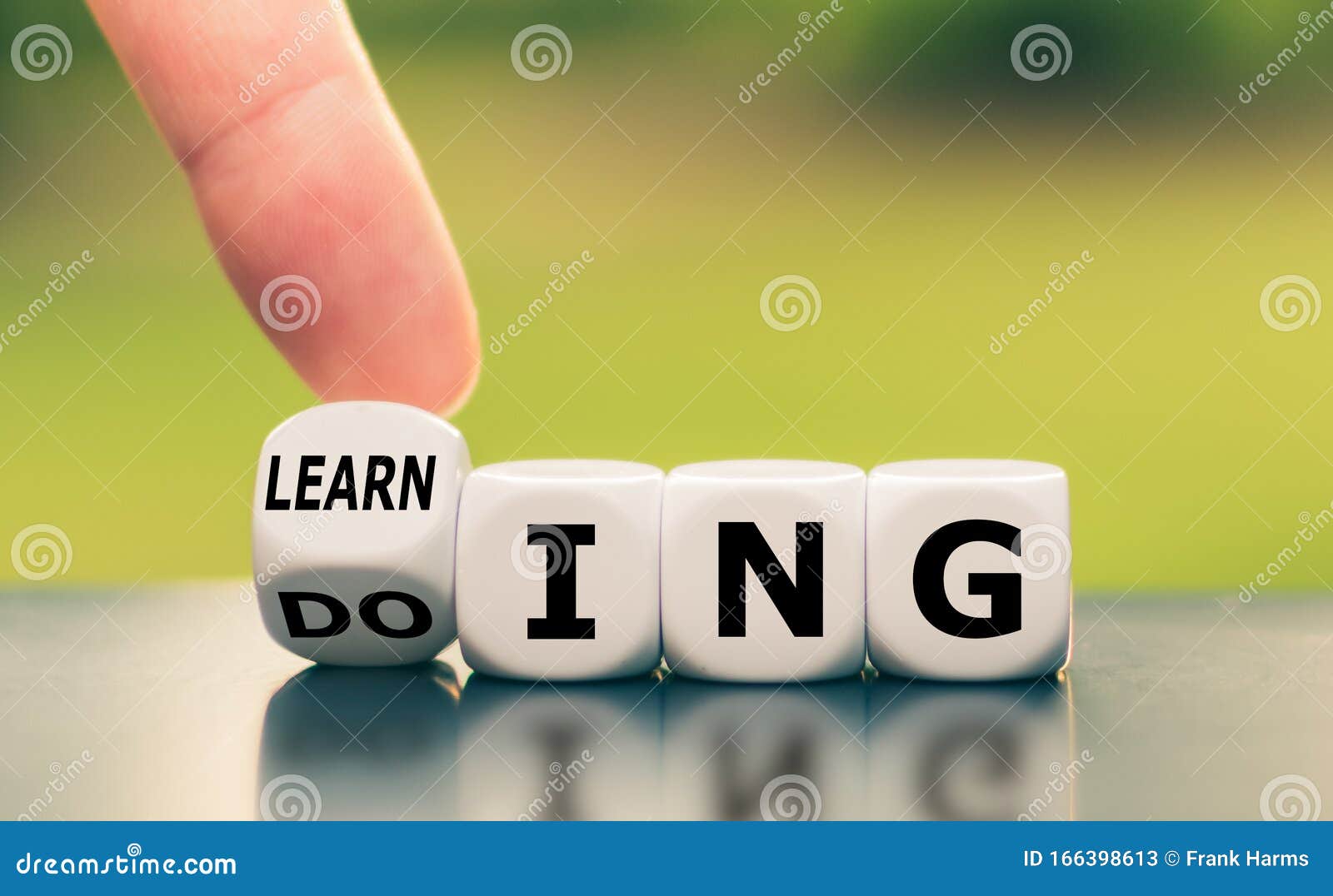 Learning by doing concept. stock image. Image of change - 166398613