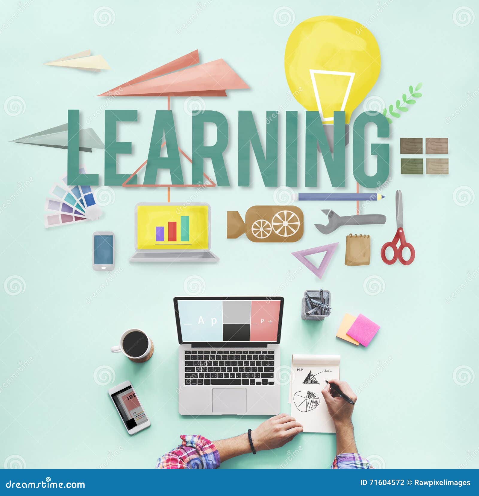 Learning Education Improvement Intelligence Ideas Concept Stock ...