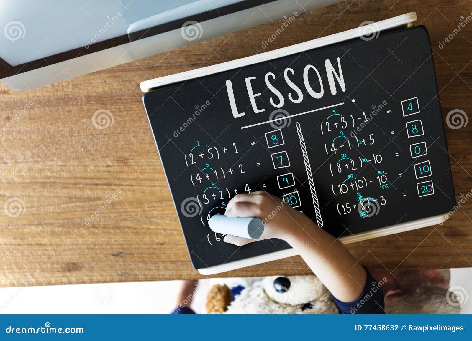 Learning Education Mathematics Calculation Teaching Concept Stock Photo ...