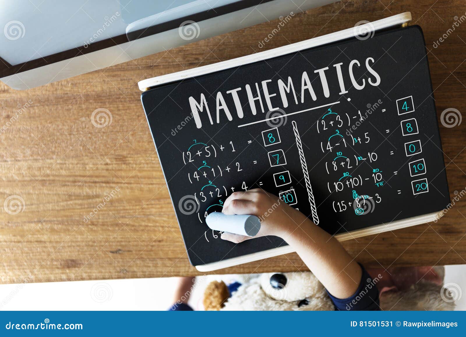 Learning Education Mathematics Calculation Teaching Concept Stock Image ...