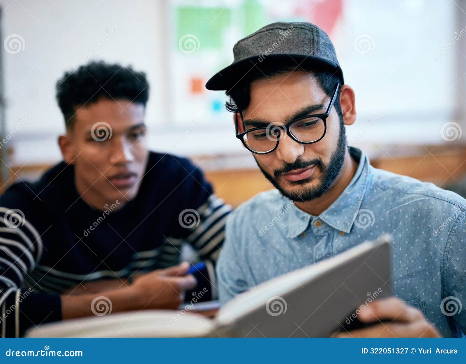 Learning, Education and Teacher with Student, Book and Explain for ...