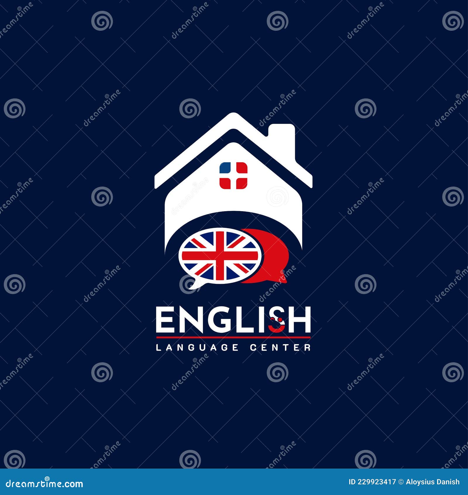 Learning English Language Class Logo. Language Exchange Program, Forum ...