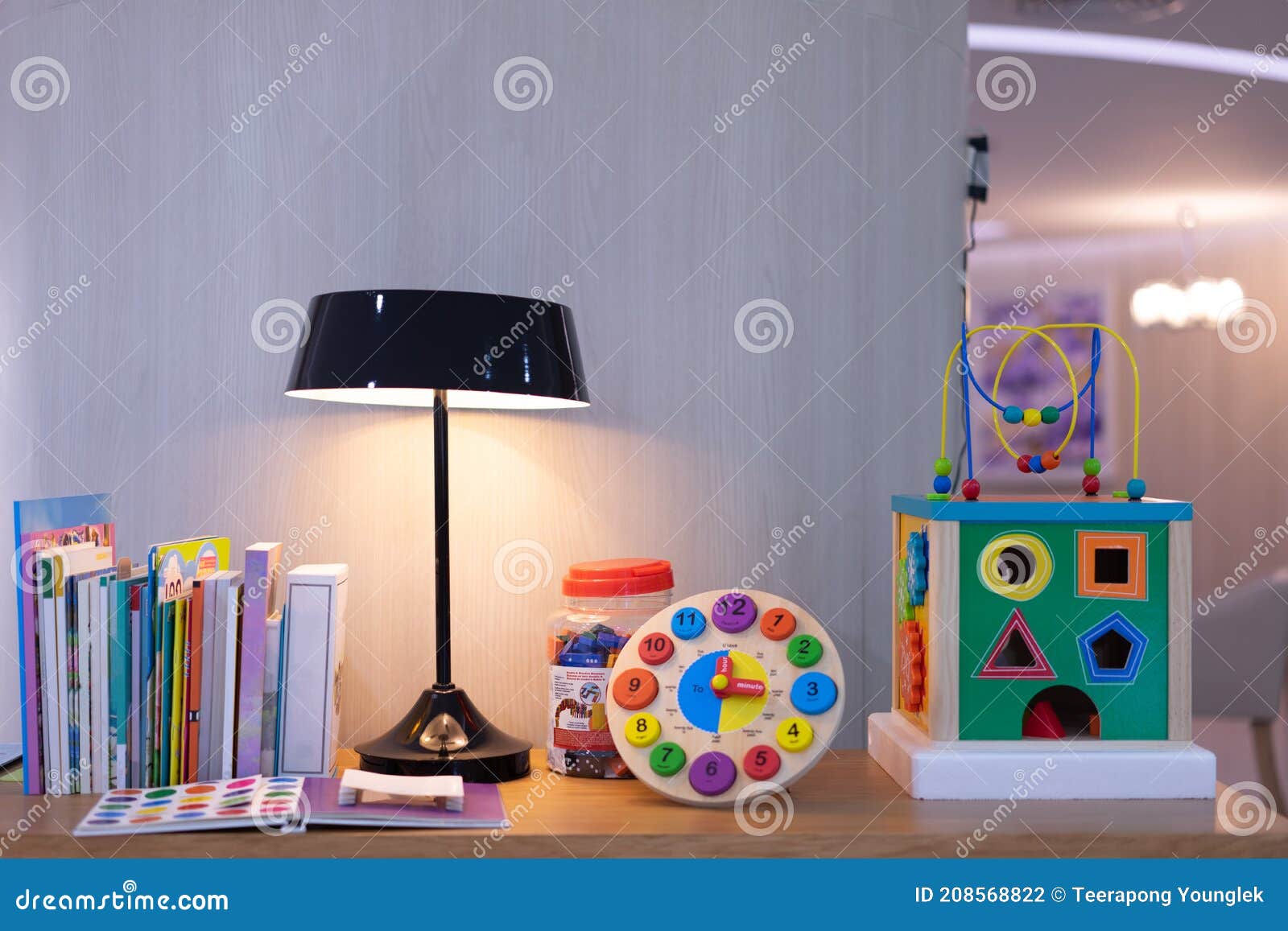 Learning Equipment for Children for Learning Development Stock Photo ...