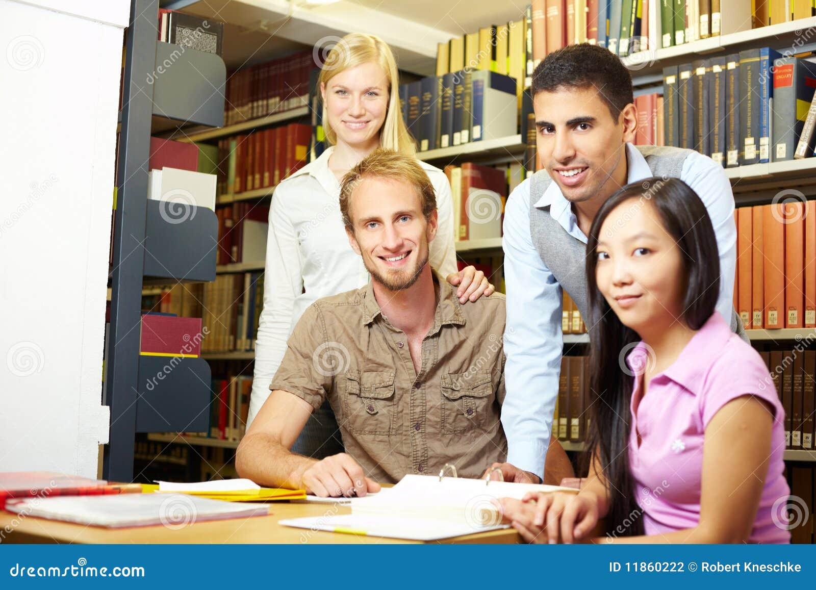 Learning with files stock photo. Image of people, portrait - 11860222