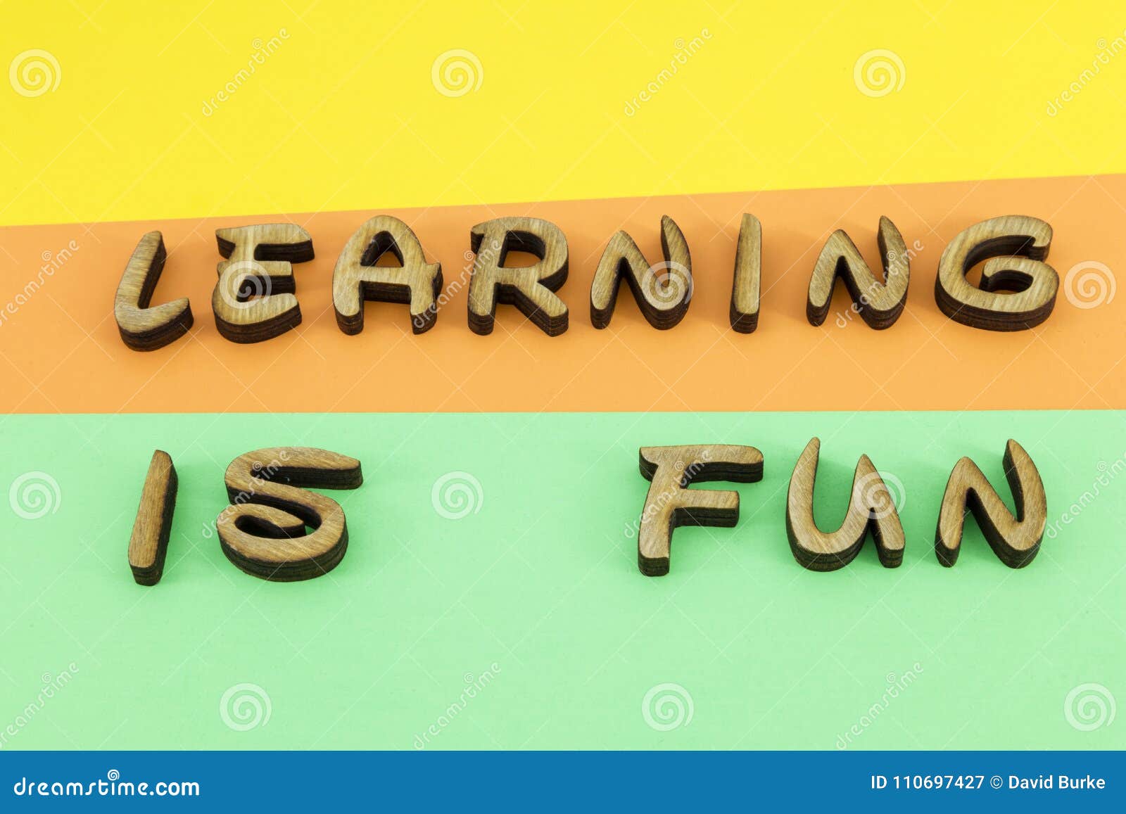 Learning Fun Letters Wooden Colors Stock Image - Image of capital ...
