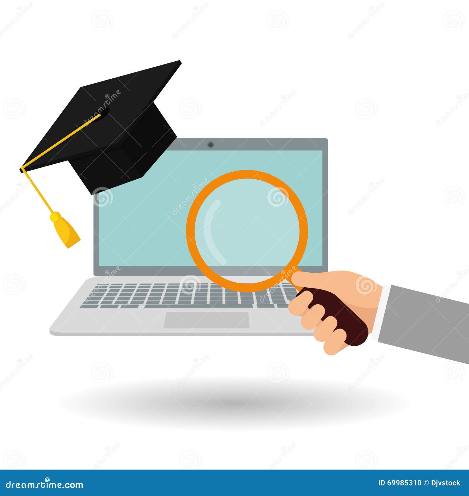 Learning Graphic Design , Vector Illustration Stock Vector ...