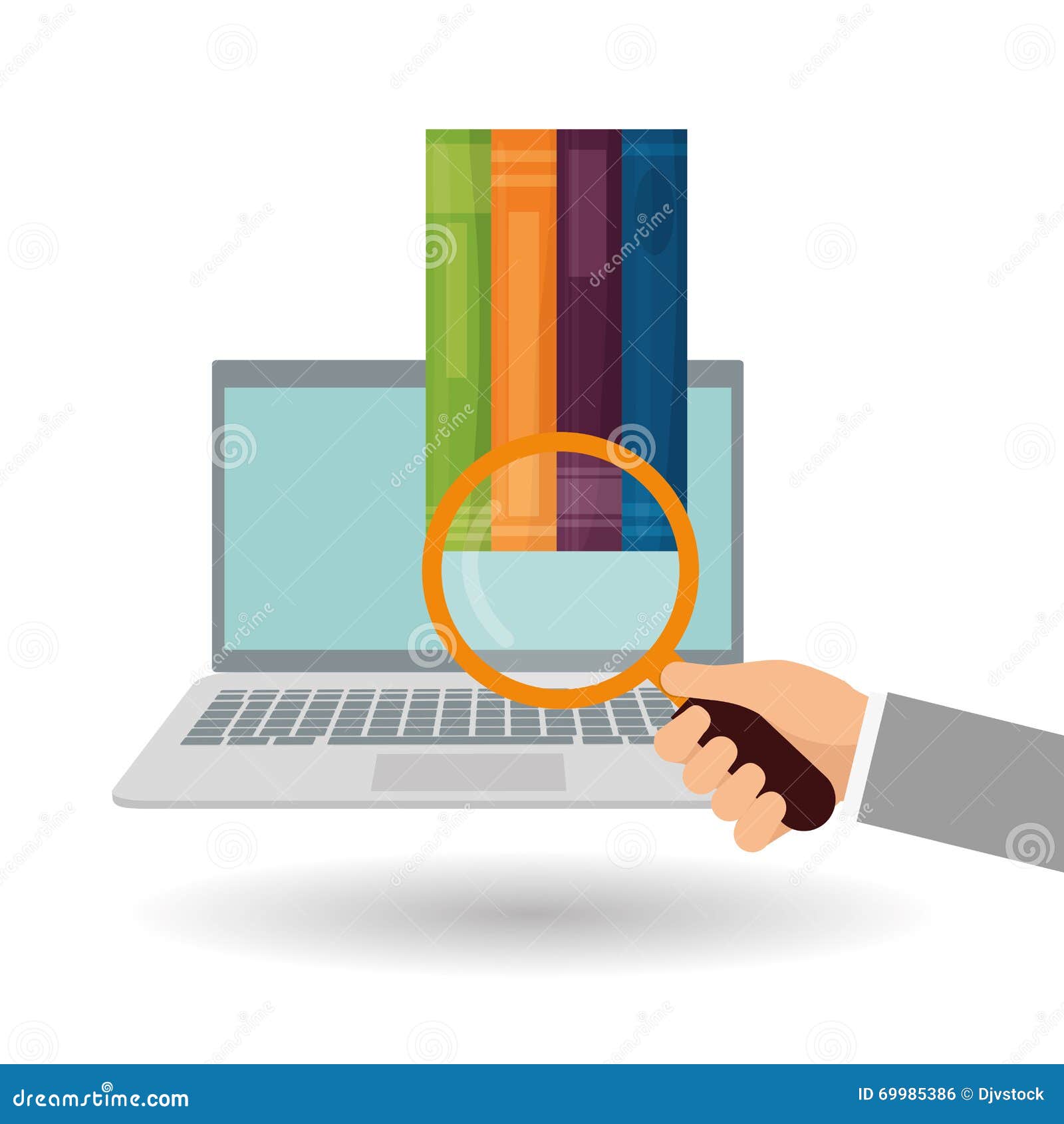 Learning Graphic Design , Vector Illustration Stock Vector ...