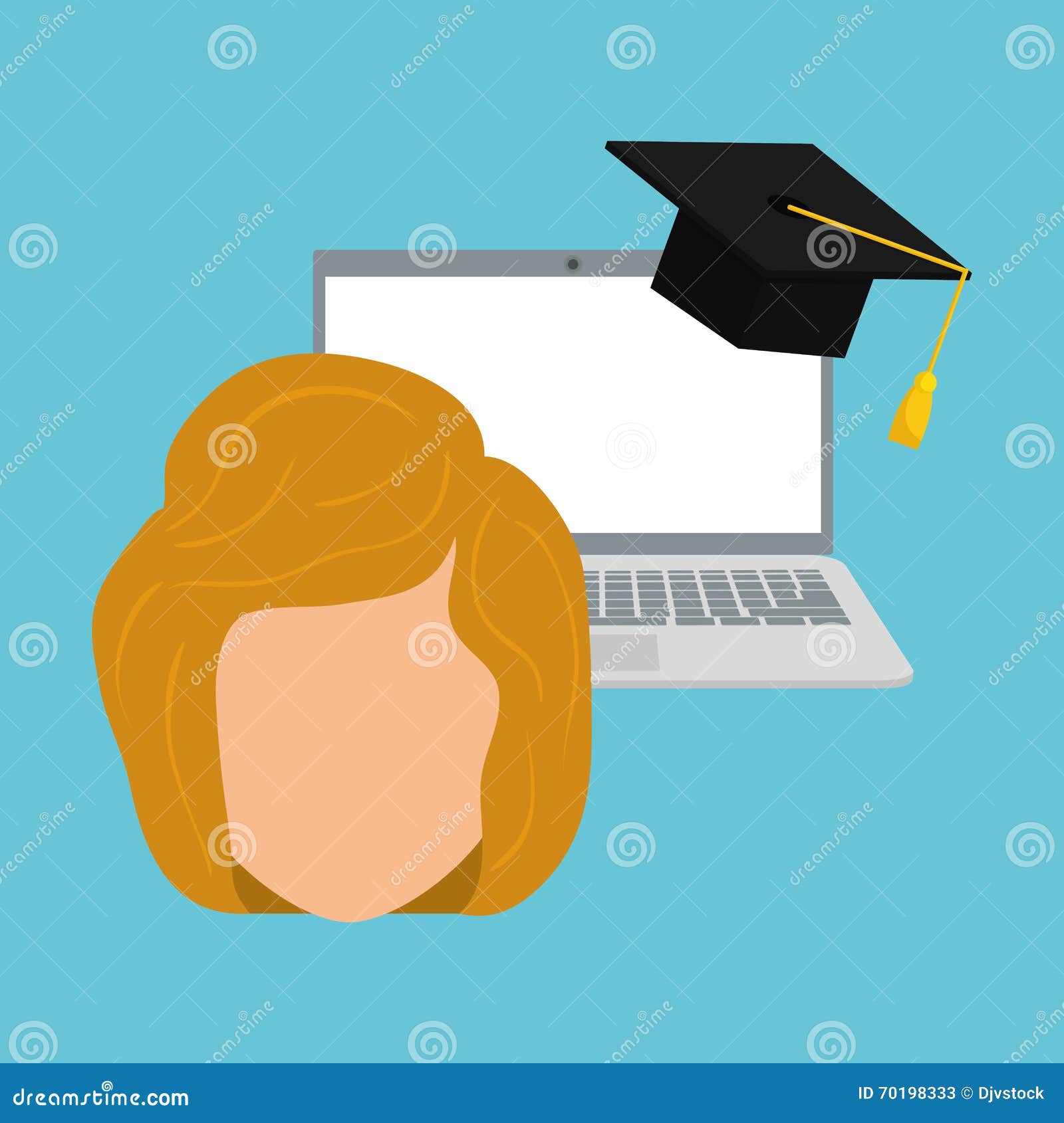 Learning Graphic Design , Vector Illustration Stock Vector ...