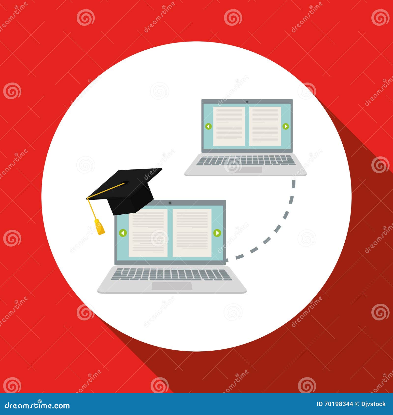 Learning Graphic Design , Vector Illustration Stock Vector ...