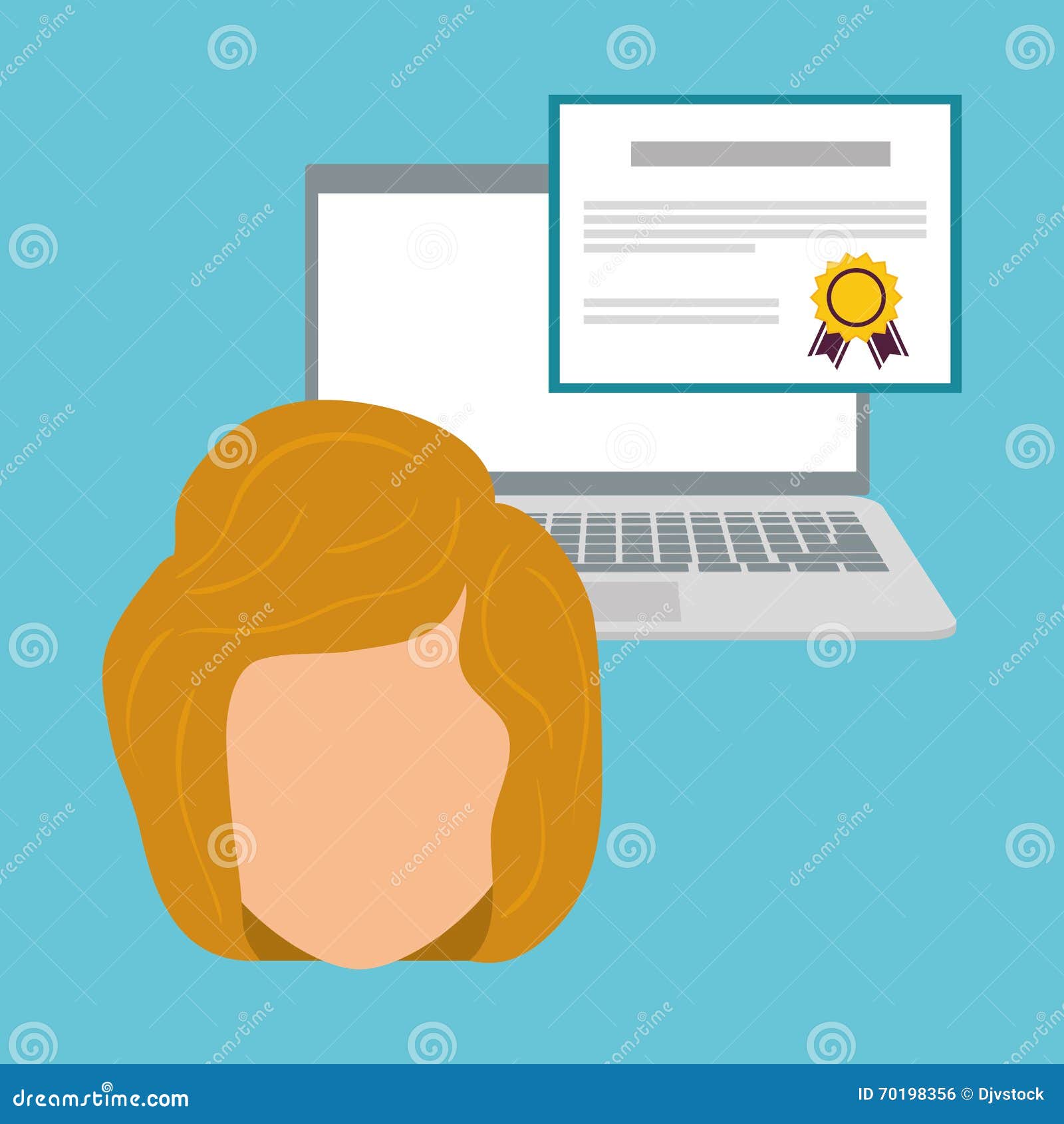 Learning Graphic Design , Vector Illustration Stock Vector ...