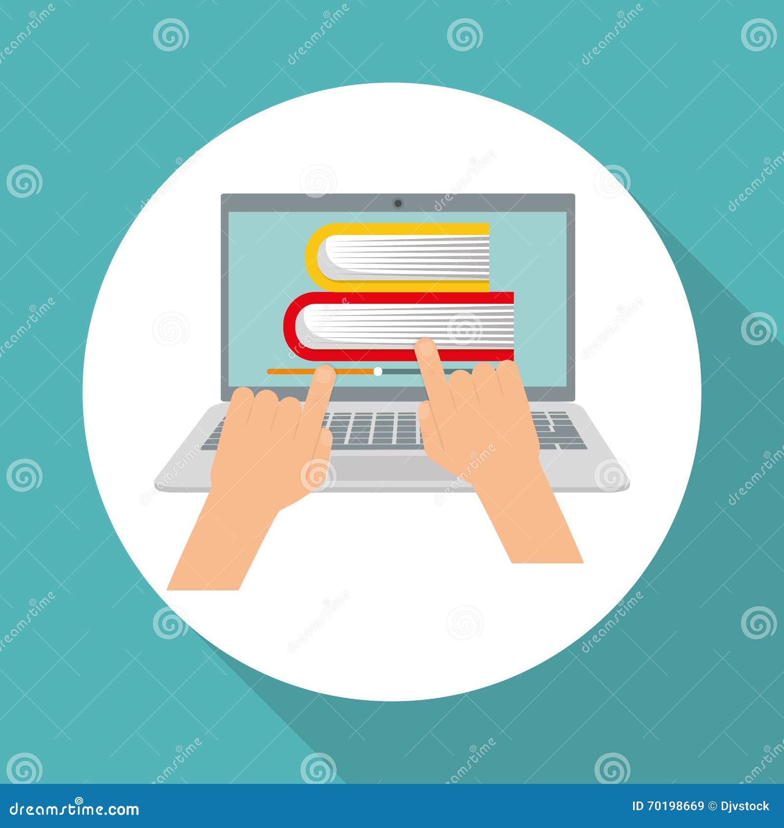 Learning Graphic Design , Vector Illustration Stock Vector ...