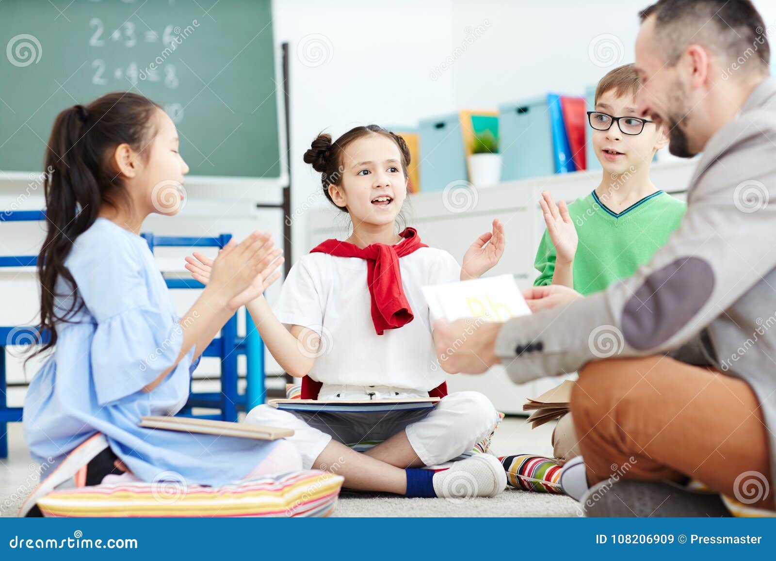 Learning by heart stock image. Image of teacher, enjoying - 108206909
