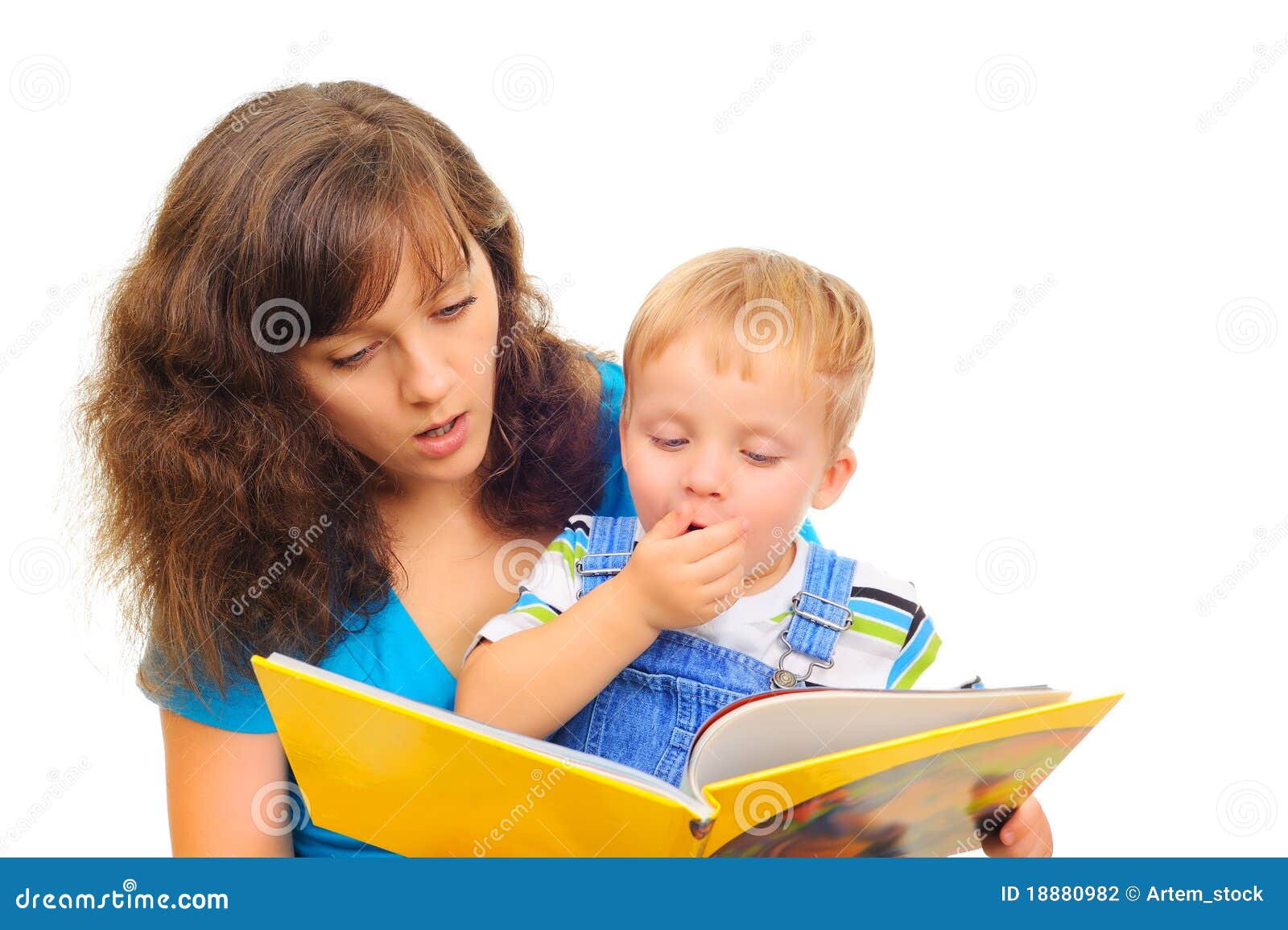 Learning how to read stock photo. Image of caucasian - 18880982