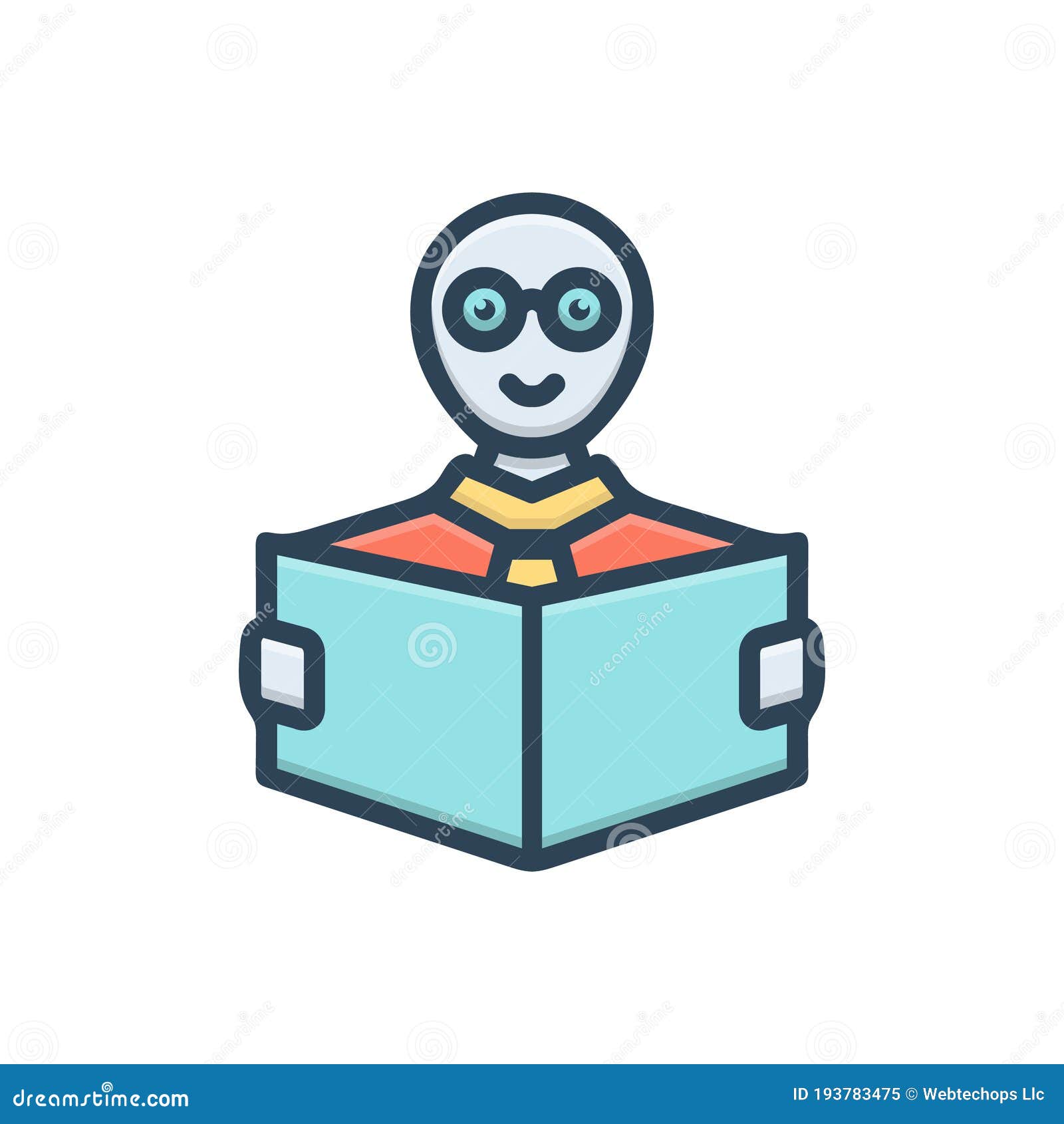 Color Illustration Icon for Learning, Education and Study Stock ...