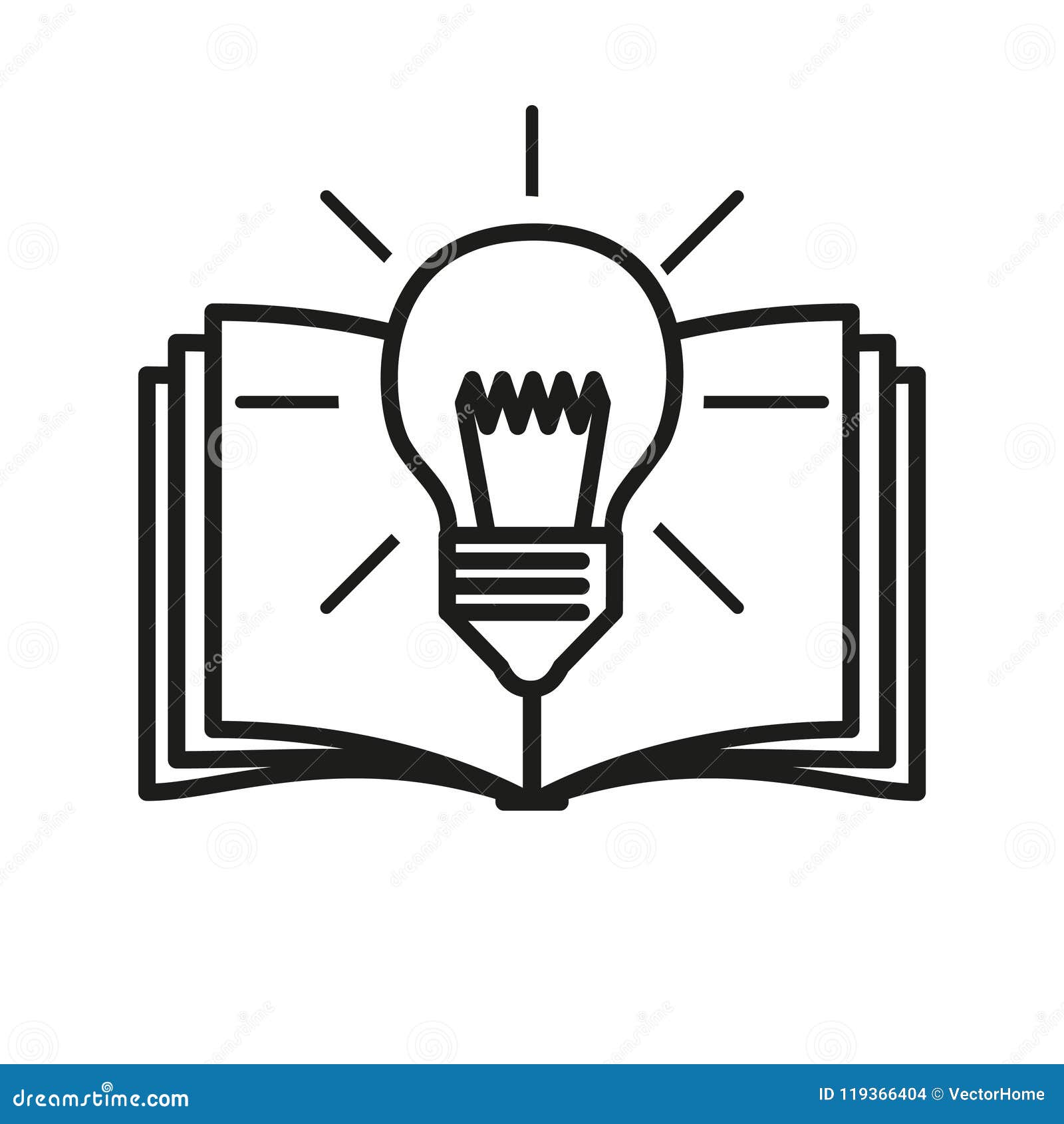 Learning Icon, Vector Illustration Stock Vector - Illustration of learn ...
